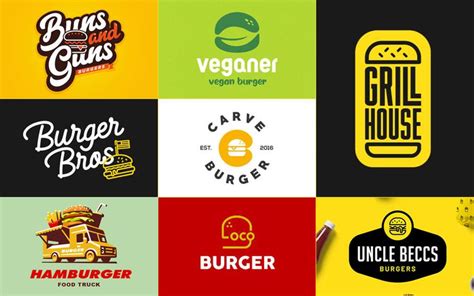 90 Delicious Burger Logos That Will Make Your Mouth Water Burger Bros