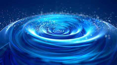 Circular Spiral Vortex Icon Highprecision Data Visualization With