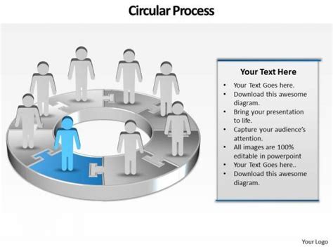 Ppt Team Work Person Standing Red Blue PowerPoint Template Piece Templates