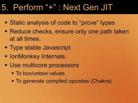 Understanding Javascript Engines Pptx Web Development Internet