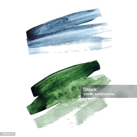 벡터 워터컬러 Strokes 0명에 대한 스톡 벡터 아트 및 기타 이미지 0명 2015년 검은색 Istock