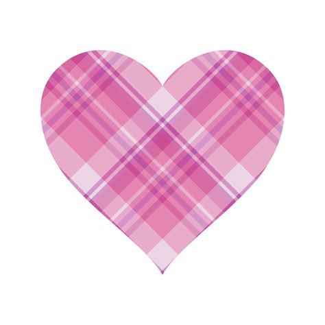 Buffalo Plaid Heart Clipart Png Buffalo Plaid Heart Sublimation Plaid