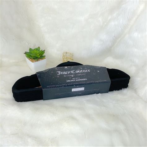 Juicy Couture Storage And Organization Juicy Couture Set Of 2 Velvet Hangers Nwt Poshmark
