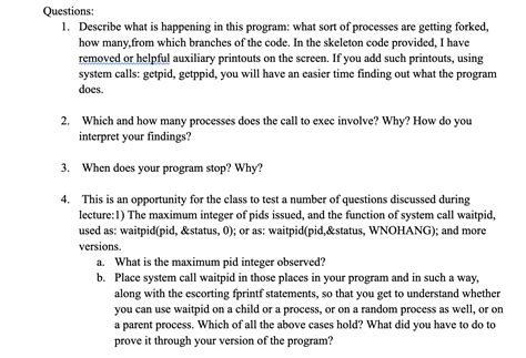 Suppose You Run The Following Program On Your Shell