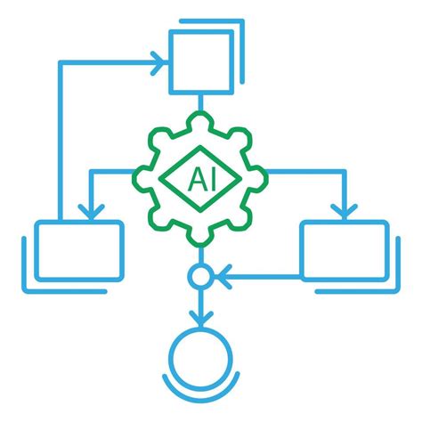 Ai Algorithm Technology Icon Design Automation Digital Intelligence