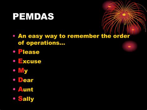 PPT PEMDAS PowerPoint Presentation Free Download ID 828021