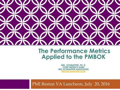 The Metrics Of Project Management Performance And Pmbok Pdf