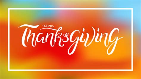 손 그려진된가 활판 인쇄 글자 포스터와 화려한 배경과 플랫 스타일에 나뭇잎 벡터 그림 카드 초대장에 대 한 추수 감사절 텍스트 계절 프레임 테두리 서식 파일 11월에 대한