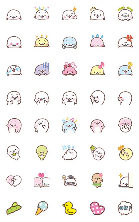 Mamegoma อิโมจิ Line อิโมจิ Line Store ดูเดิลน่ารัก ลายเส้นดูเดิ้ล ดูเดิ้ลอาร์ท