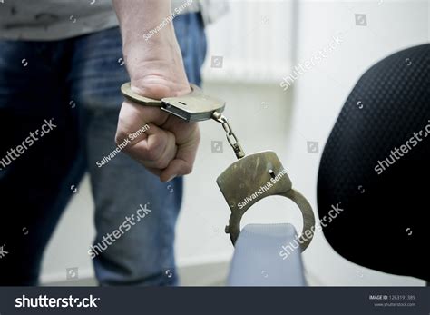Man Chained Chair Stock Photo Edit Now