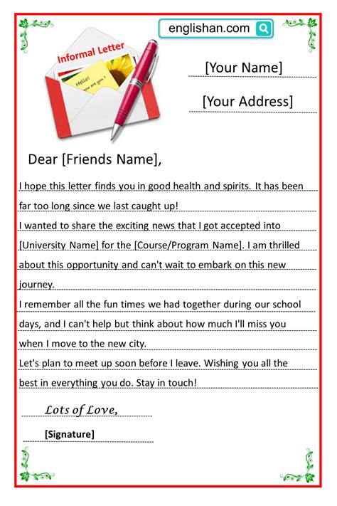 Proper Informal Letter