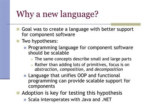 PPT The Scala Programming Language PowerPoint Presentation Free Download ID