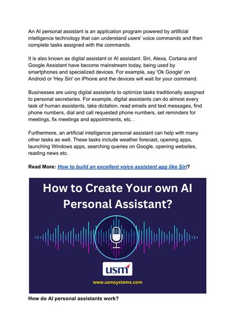 Ppt How To Create Your Own Ai Personal Assistant Powerpoint