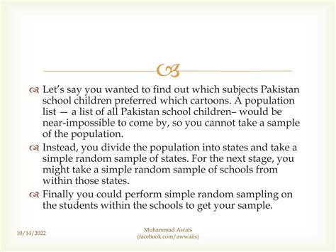 Multistage Sampling Technique Probability Sampling Mass Media