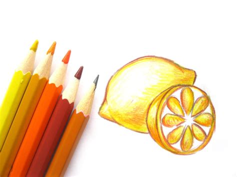 Как нарисовать лимон Разукрашка Дзен