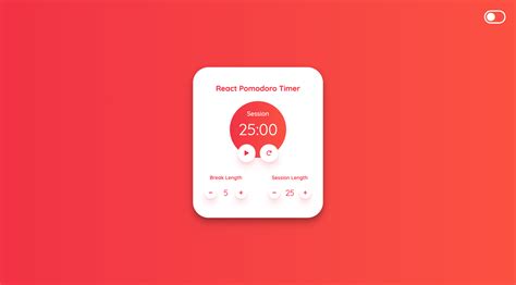 Github Th Wall React Pomodoro Clock This Is A Very Small Project Created With The Purpose Of