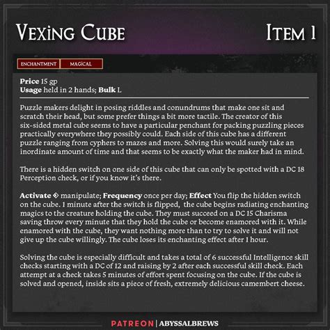 Oc Art Vexing Cube A Puzzle Box With A Devious Surprise For Your