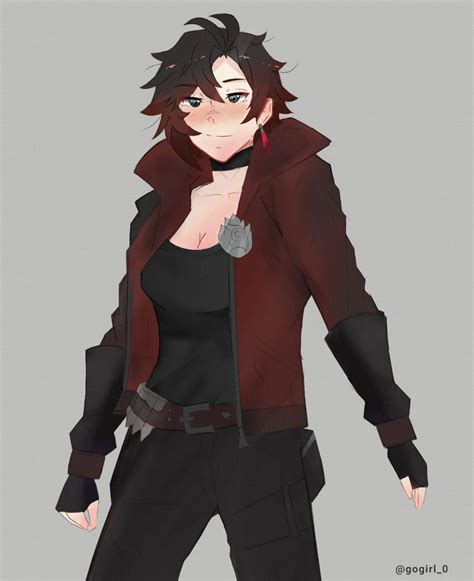 Ruby Rose As An Adult By Yori R Rwby Ruby Rose
