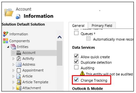 Dynamics 365 Dataverse Change Tracking Feature Dynamics Chronicles