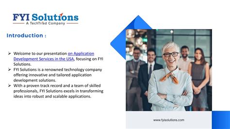 Ppt Application Development Services In The Usa Fyi Solutions Powerpoint Presentation Id