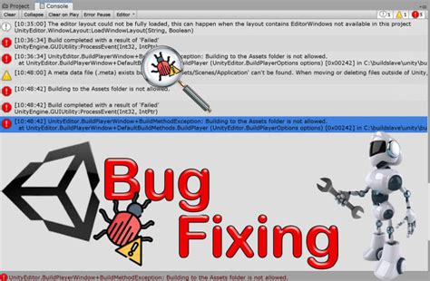 Do Fix All Types Of Bug And Crash In Unity Projects By Bansaribalar