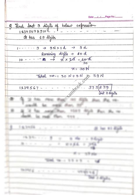 SOLUTION Rakesh Yadav Sir Complete Number System Class Notes Studypool