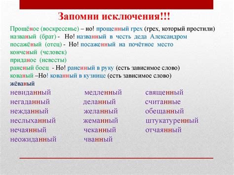 Н НН во всех частях речи презентация онлайн
