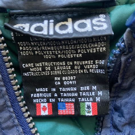 Vintage 90s Adidas Puffer Jacket Size M No Major Depop