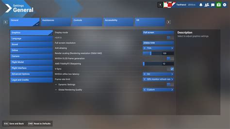unreasonable gpu usage in the menu install performance and graphics microsoft flight