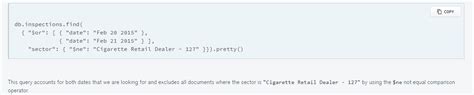 Mongodb And Operation Syntax Stack Overflow