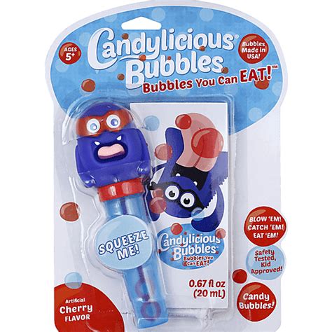 Candylicious Bubbles Bubbles Artificial Cherry Flavor 0 67 Oz Shop Foodtown