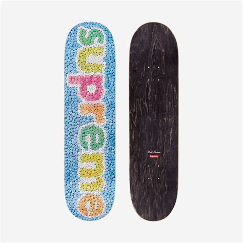 슈프림 캔디 하트 스케이트보드 블루 23ss Supreme Kream