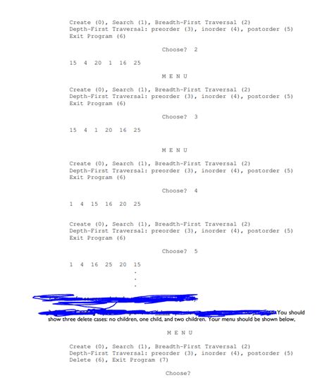 Solved Write A Program To Build A Binary Tree From A Chegg