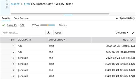 Ct 285 Bug On Run End Hooks Execute Before On Run Start When The Command Is `dbt Docs