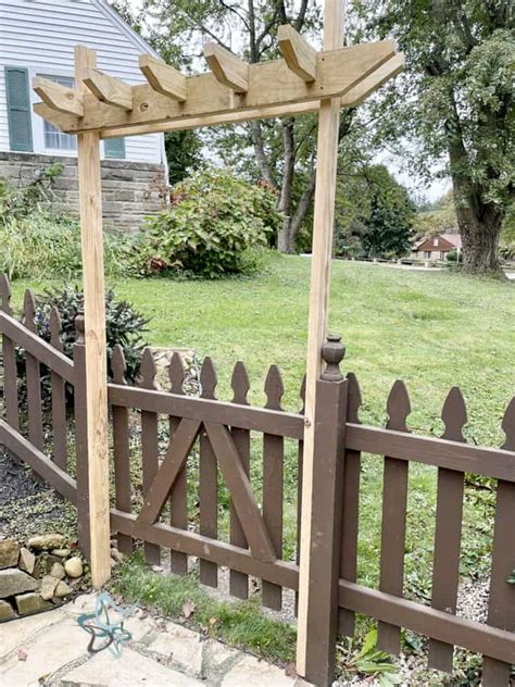 How To Build A Simple Arbor For Less Than 50 Designed Decor