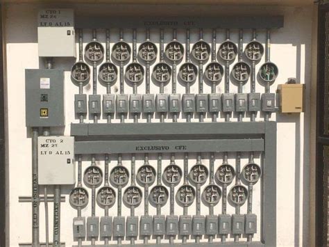 Foto Concentración De Medidores De Instalaciones Electromecánicas