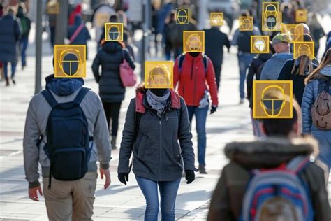 Premium Photo Facial Recognition Surveillance Cctv Cameras In Action