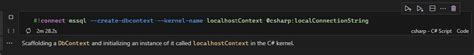 ` Create Dbcontext` Never Completes · Issue 2990 · Dotnetinteractive