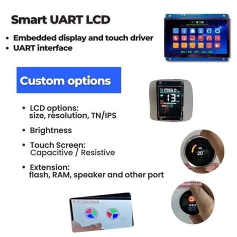 Inch UART LCD With Resistive Touch Panel X