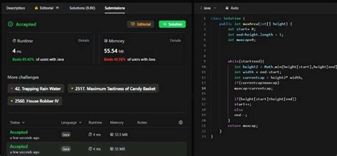Day 17 Of Leetcodechallenge Container With Most Water Soumyadip Roy Posted On The Topic