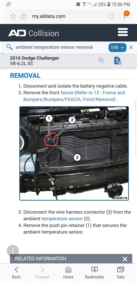 Ambient Air Temperature Sensor Location And Removal 55 Off