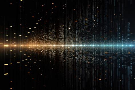 Premium Photo Abstract Background With A Binary Code In The Form Of A