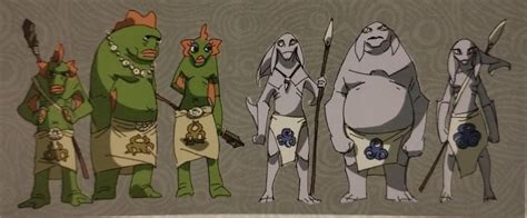 Daily Botw Concept Art 20 Rough Zora Designs R Breath Of The Wild