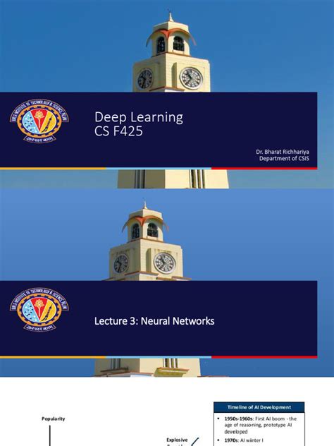 Lec 6 7 Neural Networks Pdf Artificial Neural Network