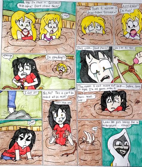 Ruby And Rara Sinking In Quicksand By Lileehilee On Deviantart
