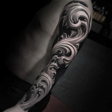 Victorian Filigree Tattoo
