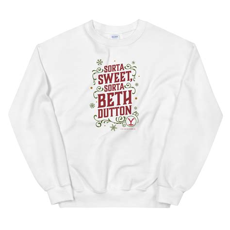 Yellowstone Sorta Sweet Sorta Beth Dutton La Fête Sweatshirt Molletonné