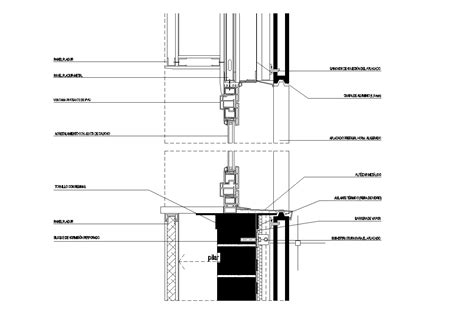 The Connection Forged With Facade Plan Detail Dwg File