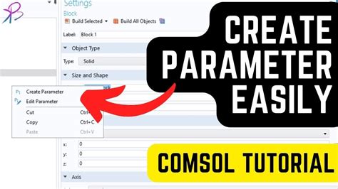 Create Parameters Easily In Comsol Multiphysics® Software Learn With