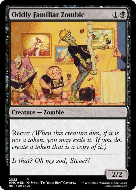 Attempt At A New Keyword Ability Recur Rcustommagic